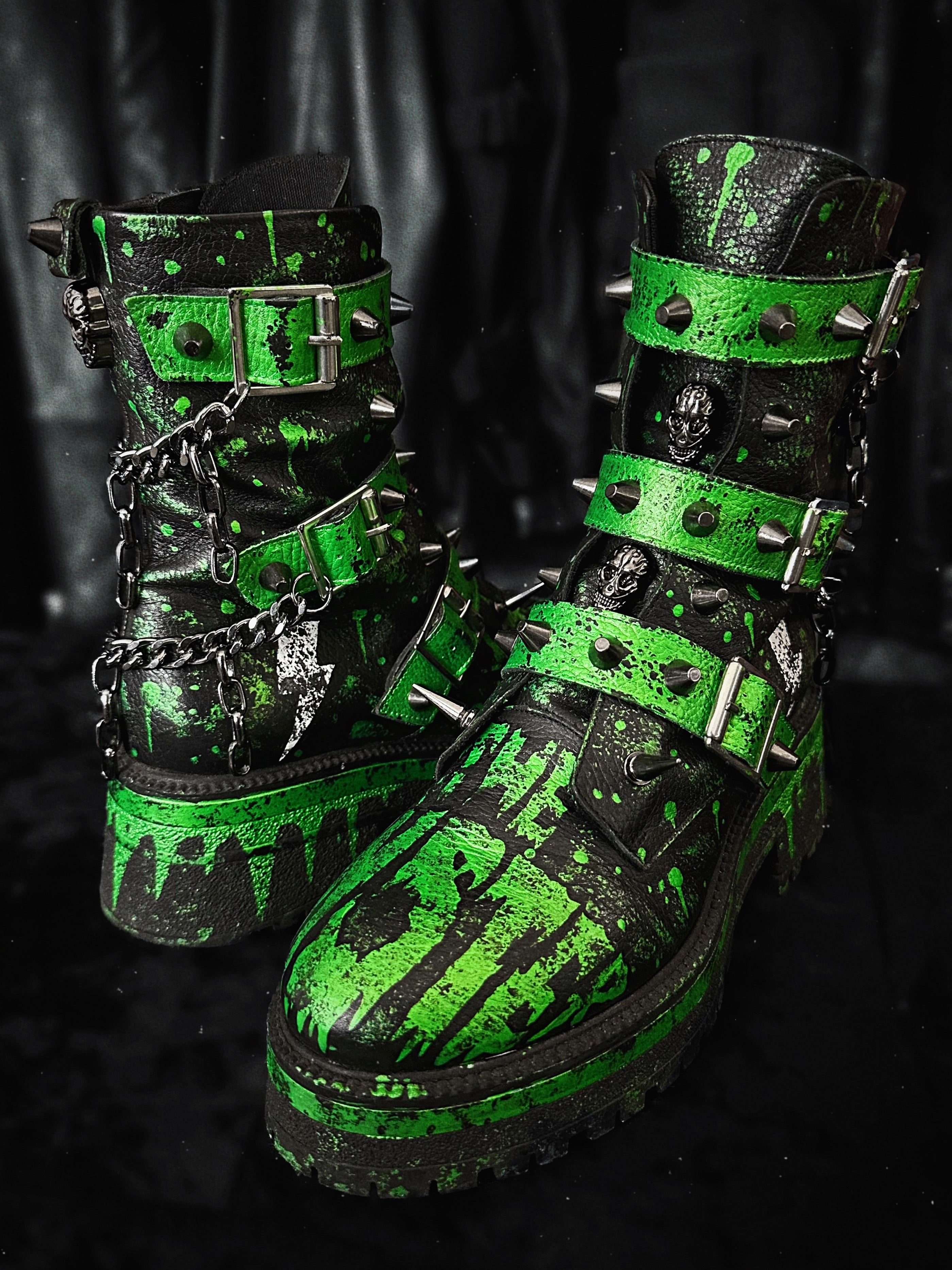 LADIES THE MONSTER BOOTS – Saints of the Undead Clothing